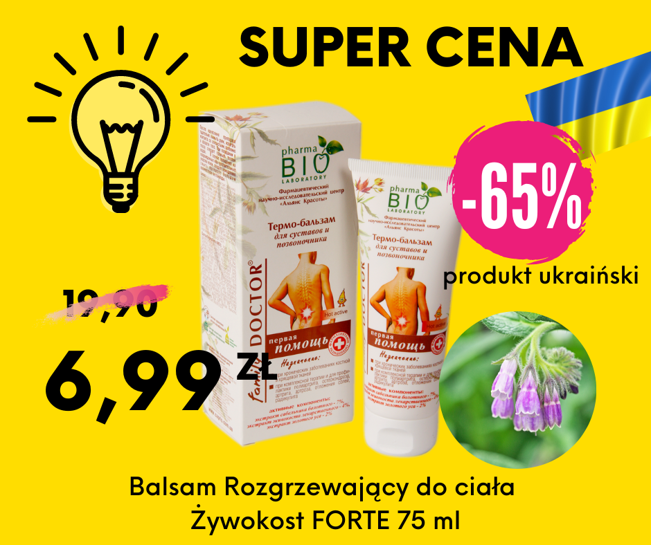 Naturalne kosmetyki i nie tylko – Skarby UrodyRozgrzewający Termo-balsam do ciała "Żywokost ...